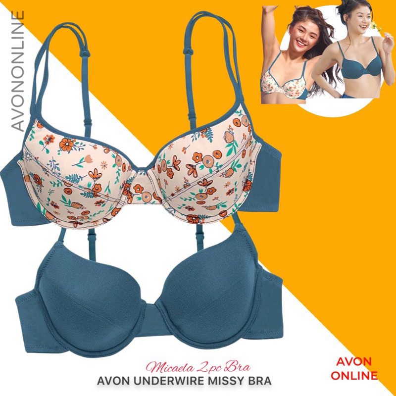 Avon Micaela 2pc UNderwire missy bra | Shopee Philippines