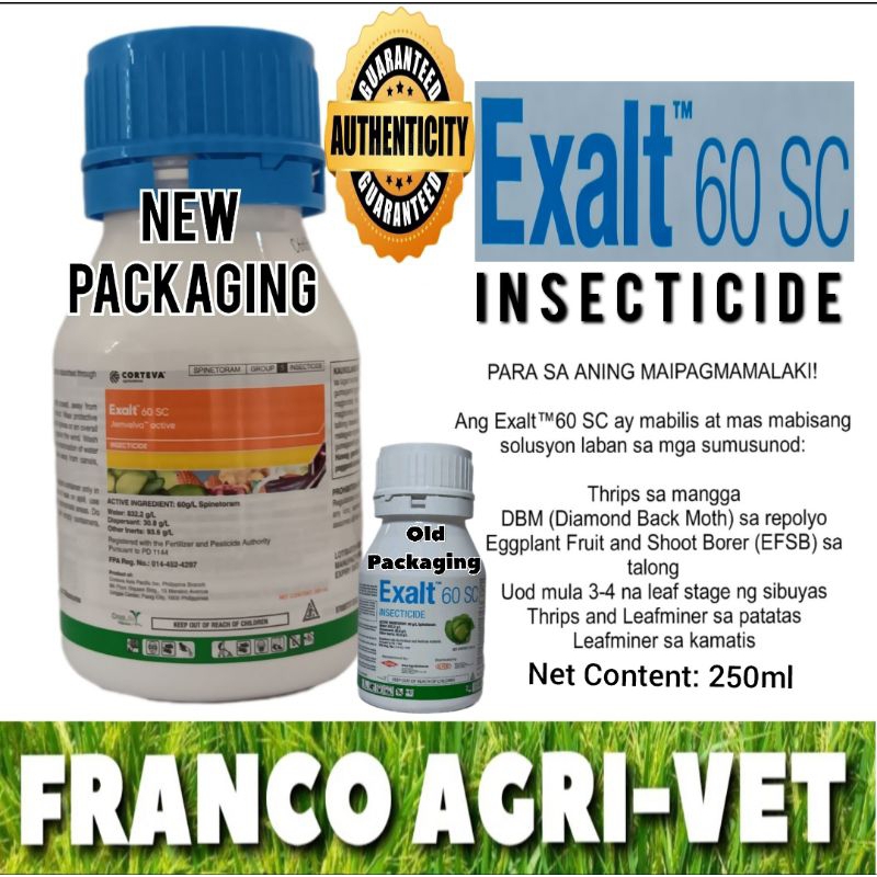 DUPONT EXALT 60SC (Spinetoram) 250ml Insecticide | Shopee Philippines