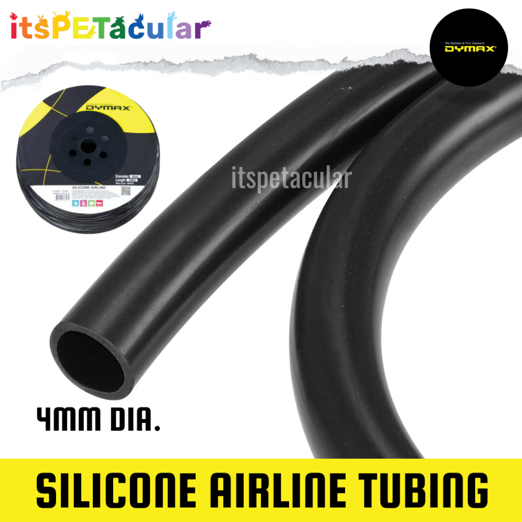 Dymax 4mm Silicone Airline Tubing Hose for Aquarium Airpumps (Per Meter) | Shopee Philippines