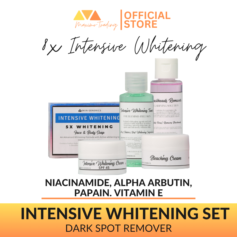 SkinGenerics Intensive Whitening Set Brighten Your Face with Complete ...