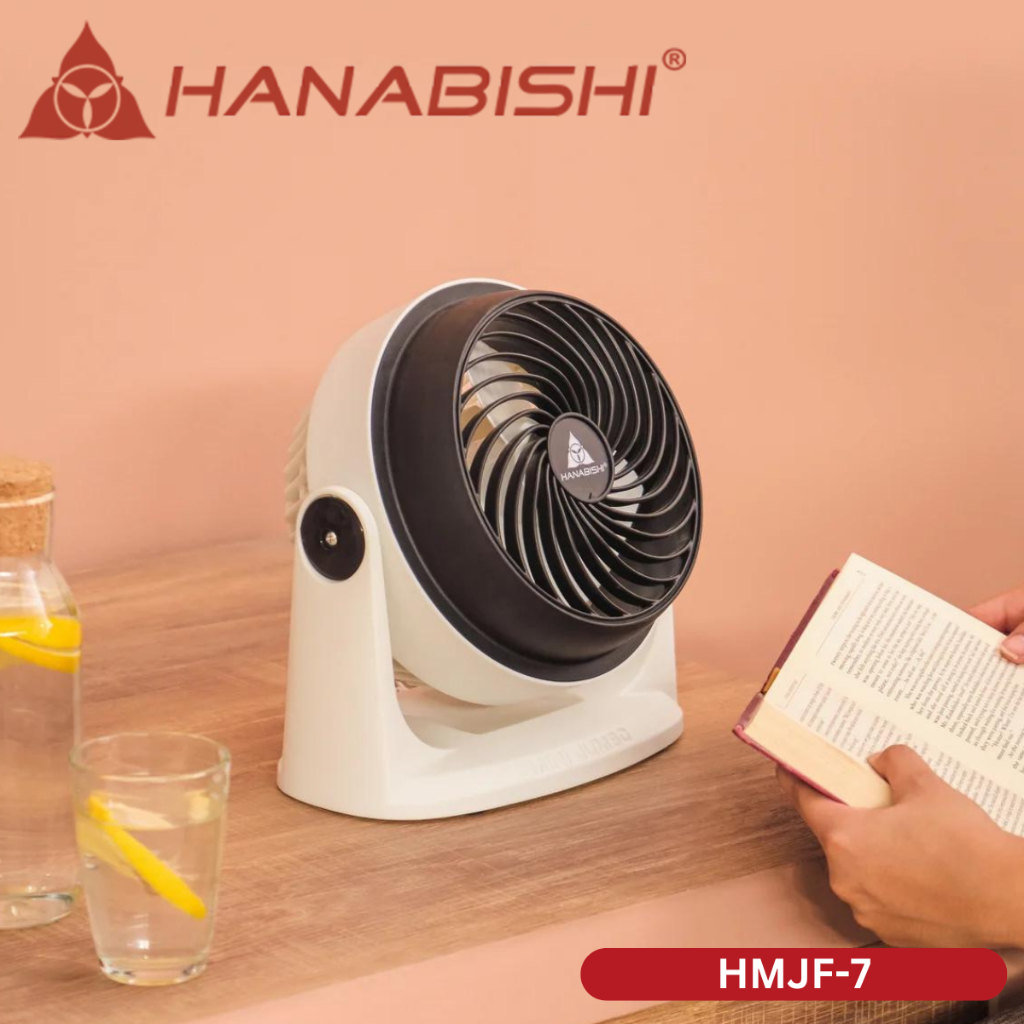 Hanabishi High Velocity Mini Jumbo Desk Fan 7" HMJF7 | Shopee Philippines