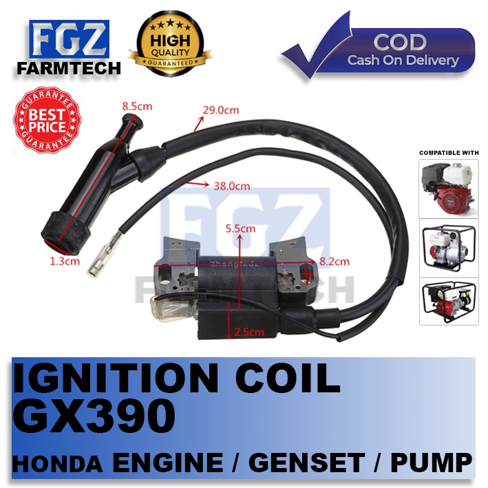 IGNITION COIL GX390 13HP GX340 GX270 GX240 GX 390 340 GX 270 24O 18hp ...