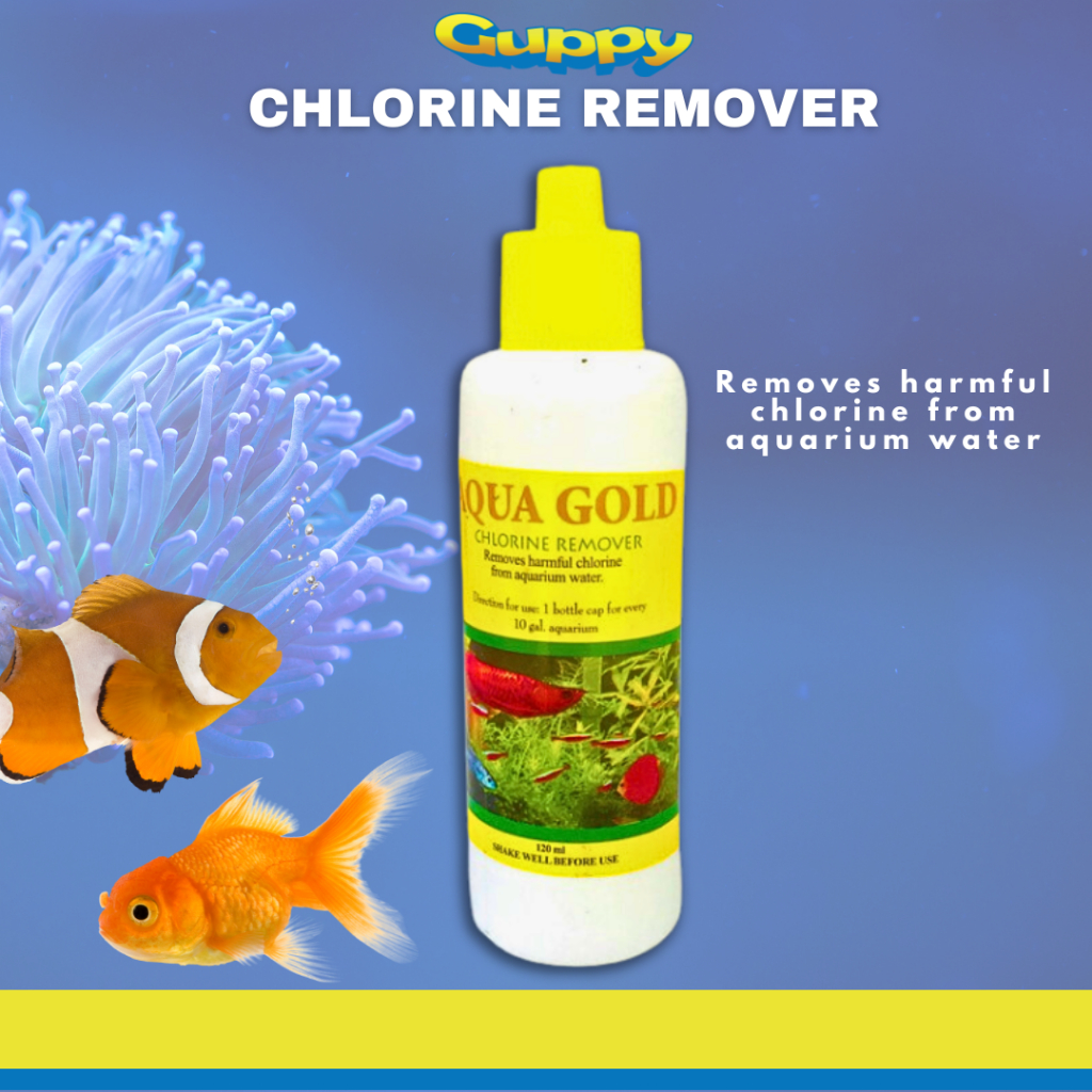 Aqua Gold Chlorine Remover 120ML Anti-Chlorine Dechlorinator Chlorine ...