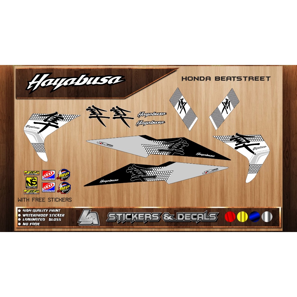 Honda Beat Street v2 Hayabusa concept stock decal.. | Shopee Philippines