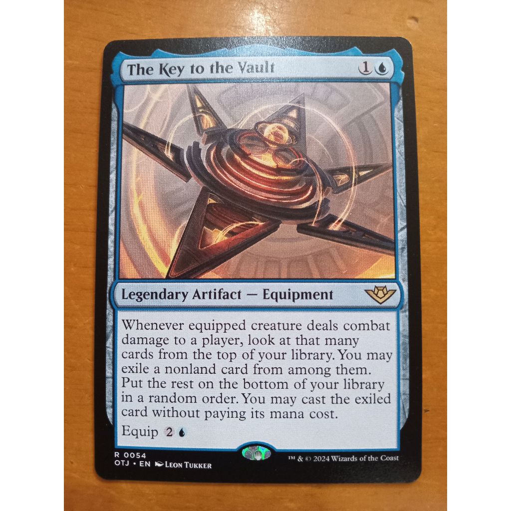 MTG The Key to the Vault Rare Outlaws of Thunder Junction OTJ Magic the ...