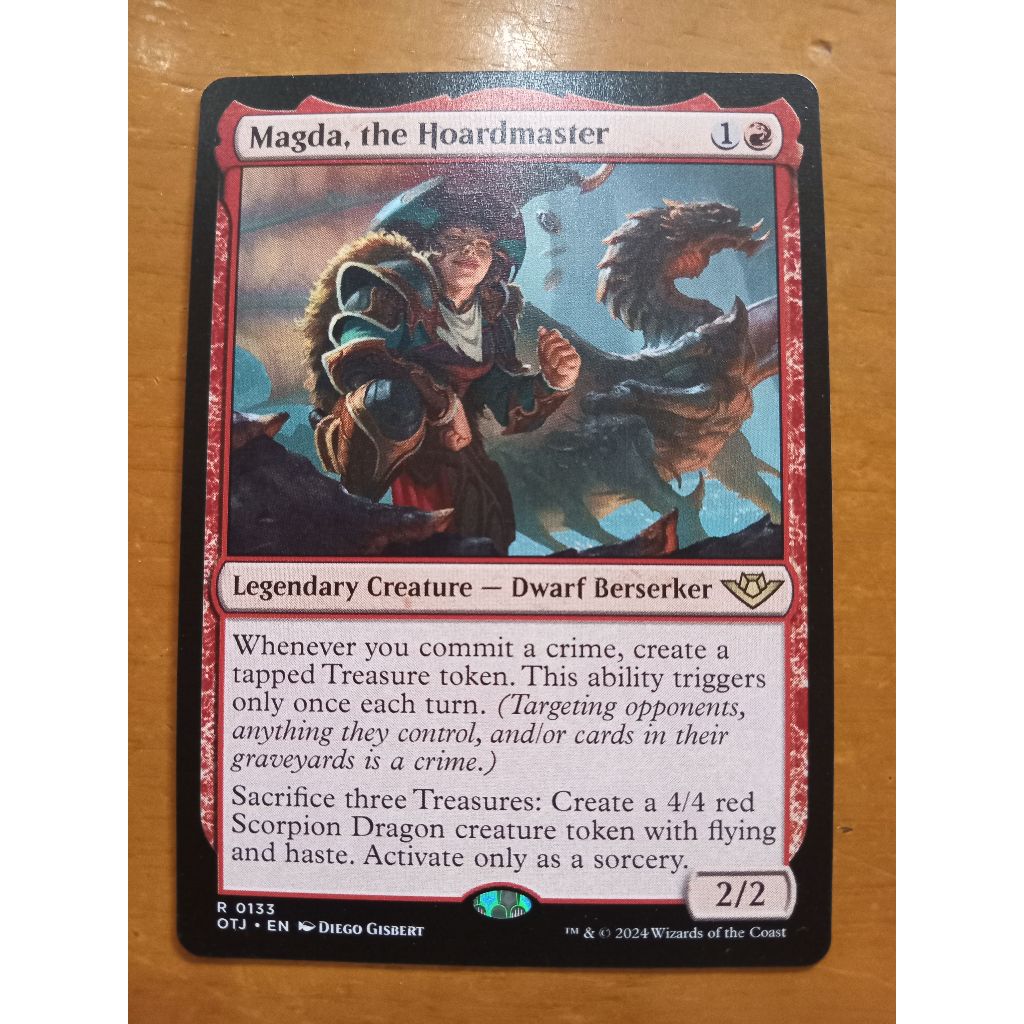 MTG Magda, the Hoardmaster Rare Outlaws of Thunder Junction OTJ Magic ...
