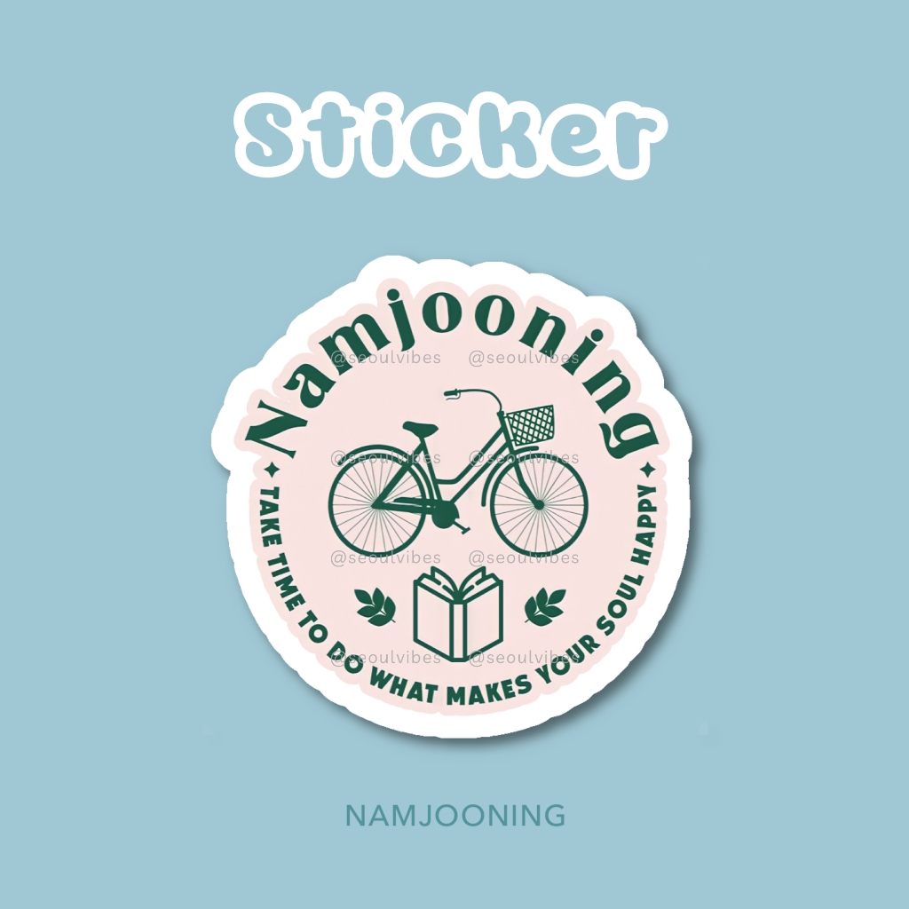 BTS RM Namjooning Sticker Per Piece Big Sticker For Tumblers, Laptop ...