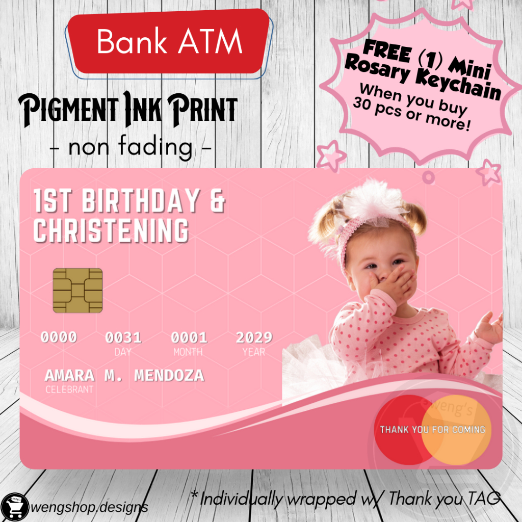 Bank ATM Theme Ref Magnet Souvenir for Girl ATM Size (Min 20pcs ...