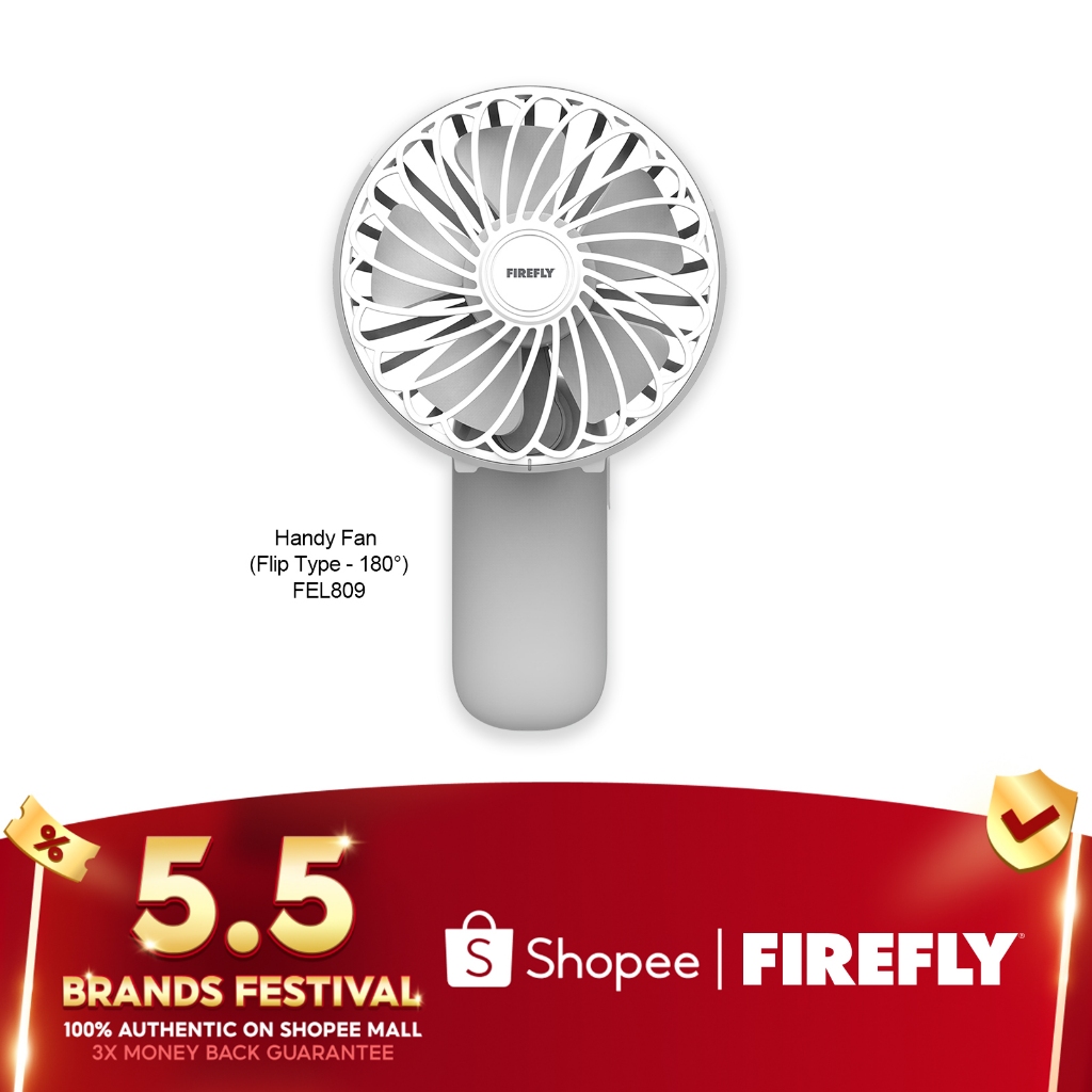 Firefly 180⁰ Handy Flip Type Fan - FEL809 | Shopee Philippines