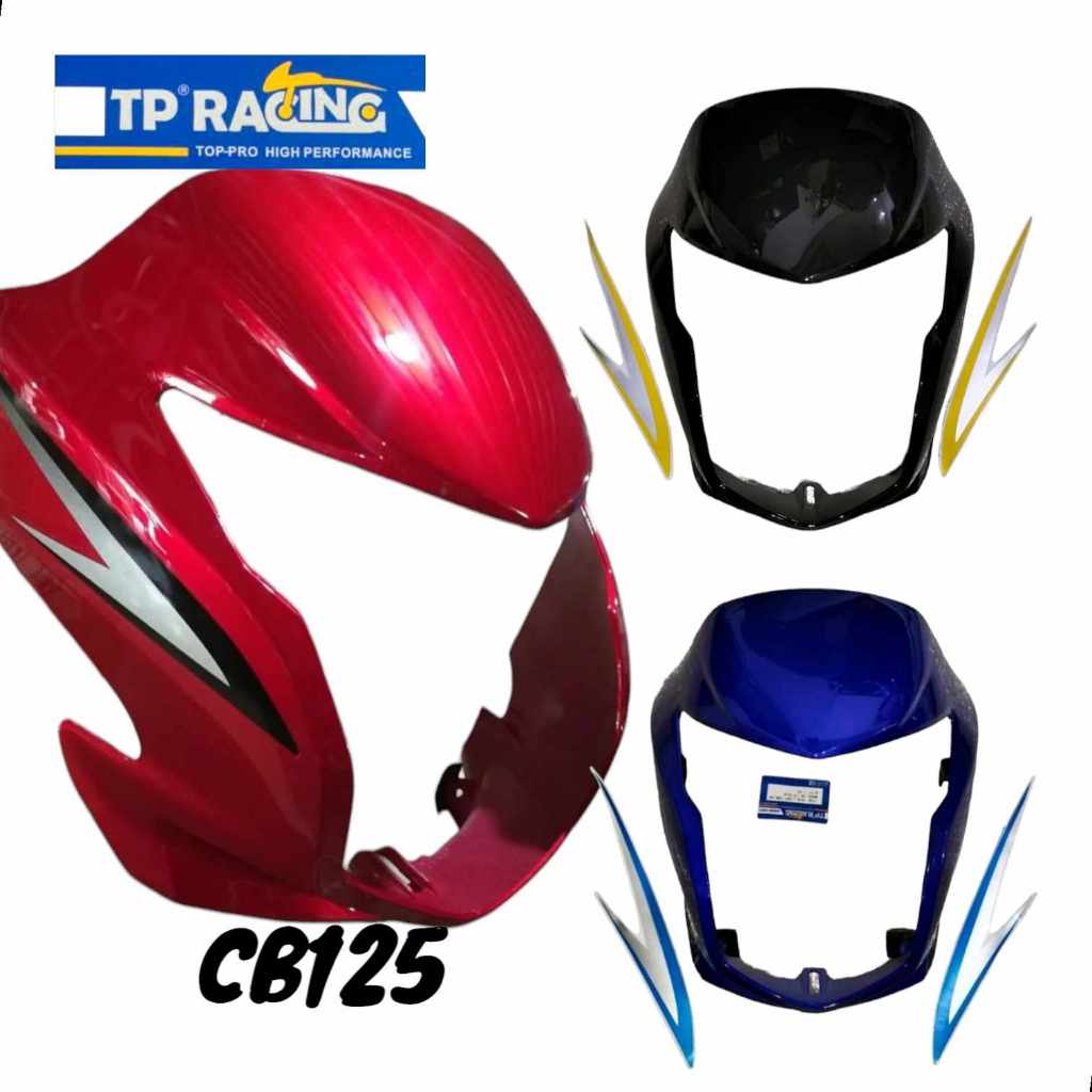 HEAD LIGHT COWLING CB125 TP RACING JAPAN | Shopee Philippines