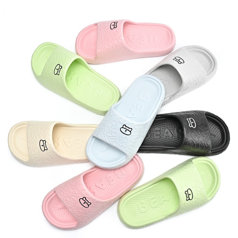 New Arrival Cute Soft Rubber Bathroom Quick Drying Slippers Indoor ...