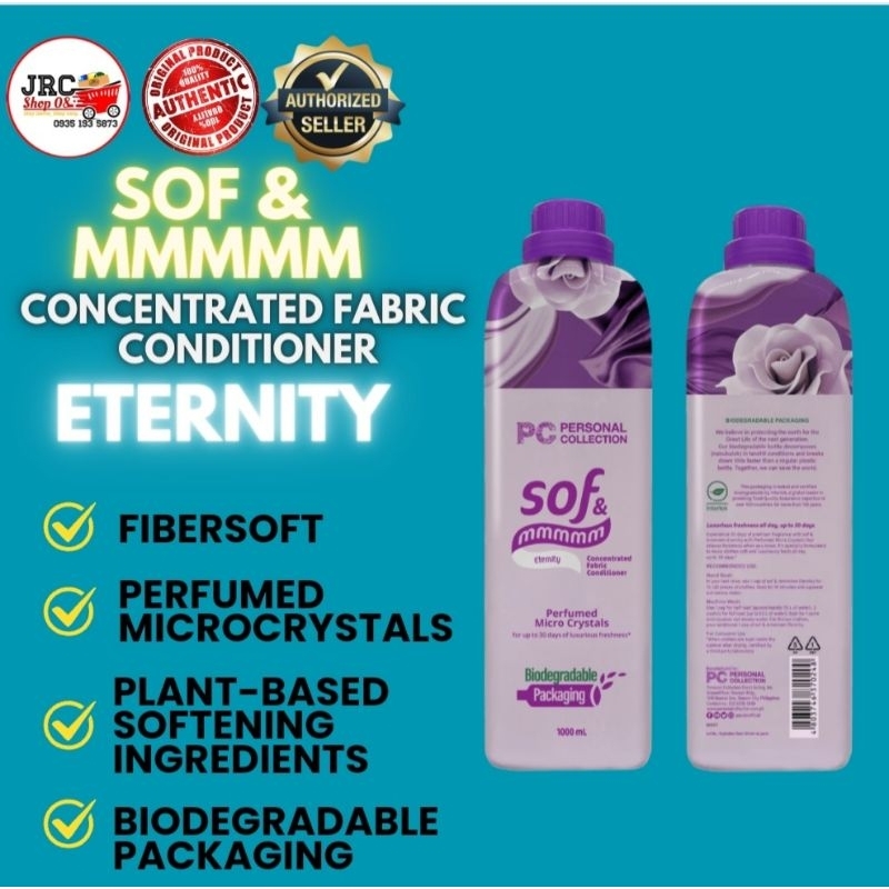 SOF ETERNITY CONCENTRATED FABRIC CONDITIONER | Shopee Philippines