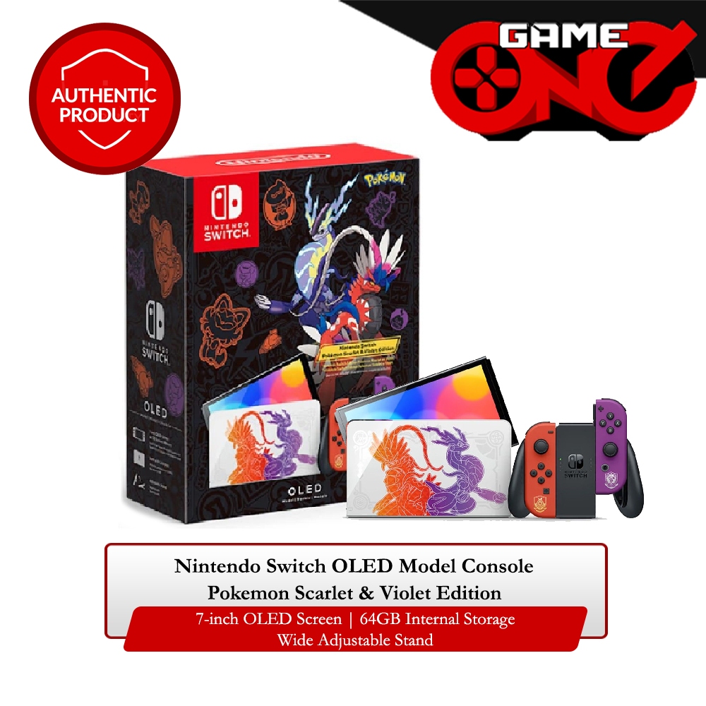 Nintendo Switch OLED Model Pokemon Scarlet & Violet Edition | Shopee ...