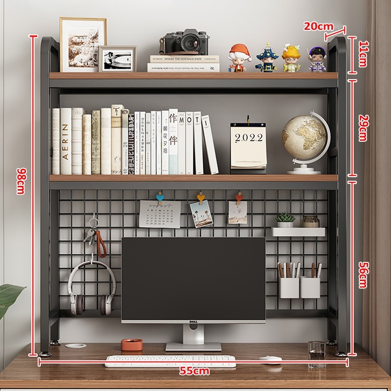COD Desktop Organizer Tabletop Rack Multi-laver Student Bookshelf ...