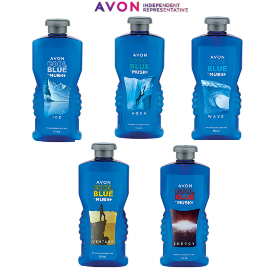 AVON Cool Blue by Musk+ Splash Cologne 150 mL | Shopee Philippines