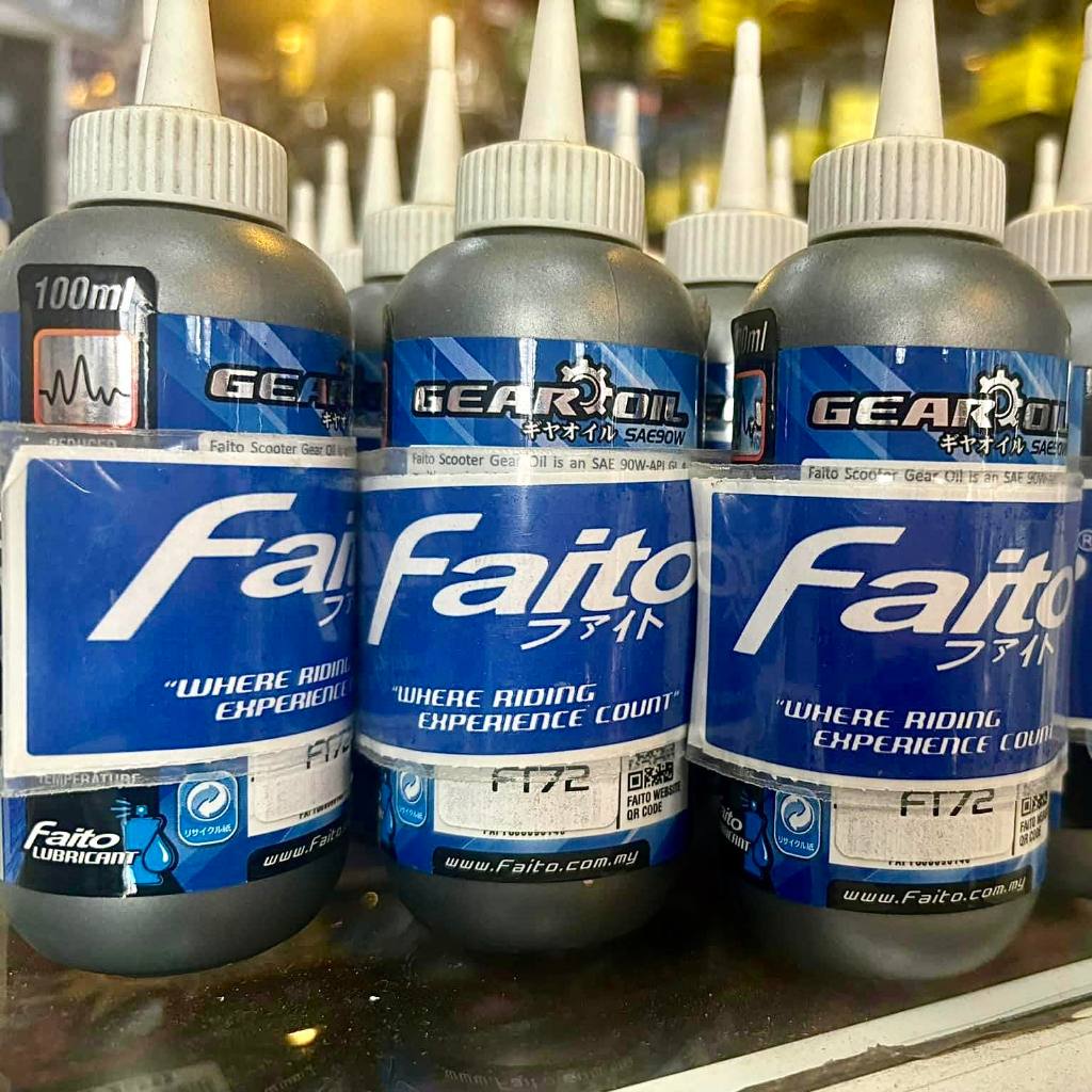 FAITO GEAR OIL SAE90W for MOTORCYCLE (100ml) | Shopee Philippines