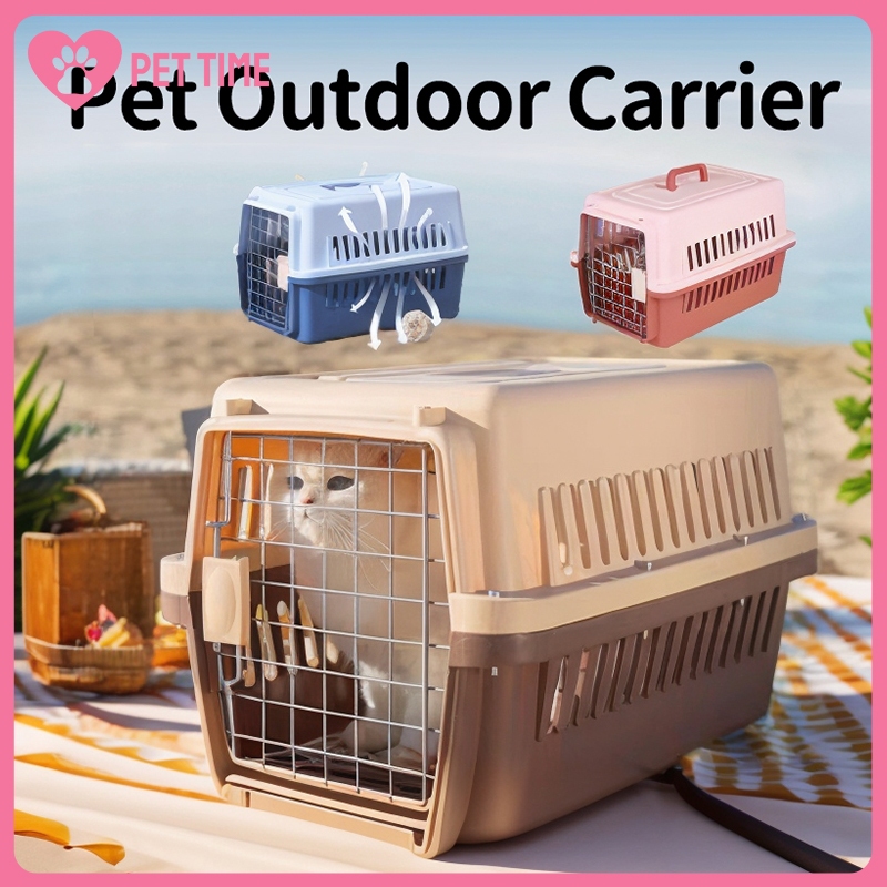Dog Cage Carrier Large Pet Carrier Travel Cage Cat Cage Airline ...