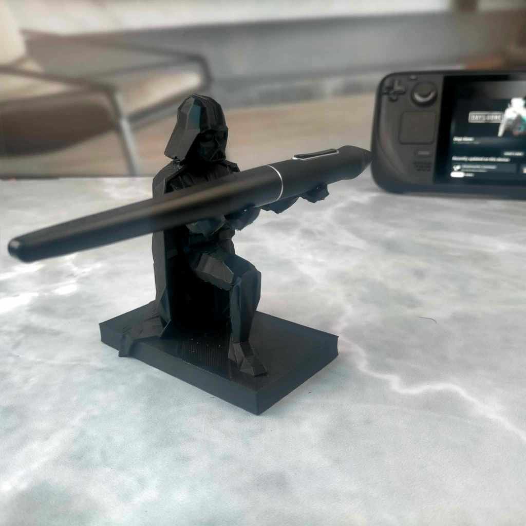 Darth Vader Low Poly Design Pen Holder - Bring the Dark Side to Your ...
