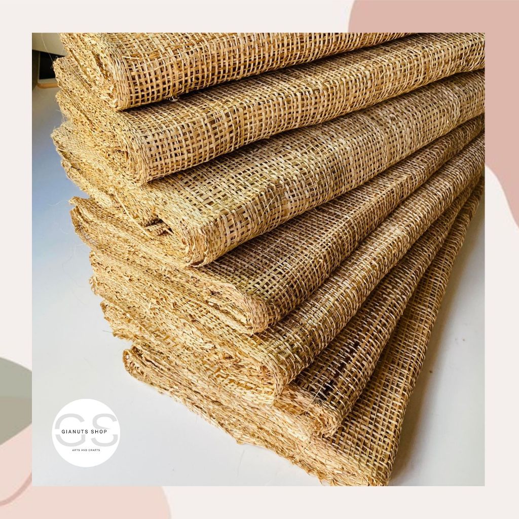 Abaca Burlap Handmade Natural Wrapping Gift Floral Bouquet 18inch width ...