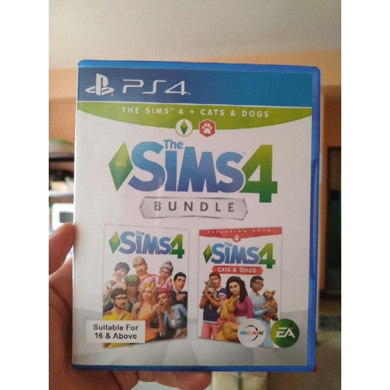 THE SIMS 4 Bundle (Sims 4 plus Cats and Dogs) PS4 Game (Used) | Shopee ...