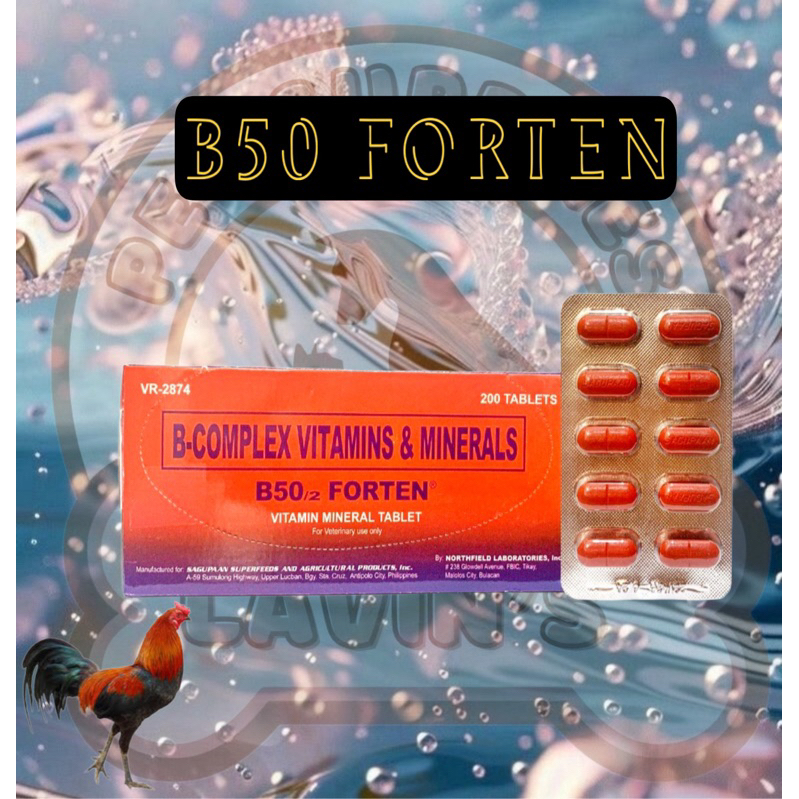 B50 (B-COMPLEX VITAMINS AND MINERALS ) 5 Banig / 10 banig | Shopee ...