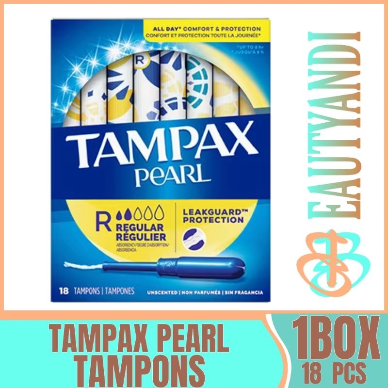 Tampax pearl Regular | 18tampons | For Regular | Tampons Applicator ...