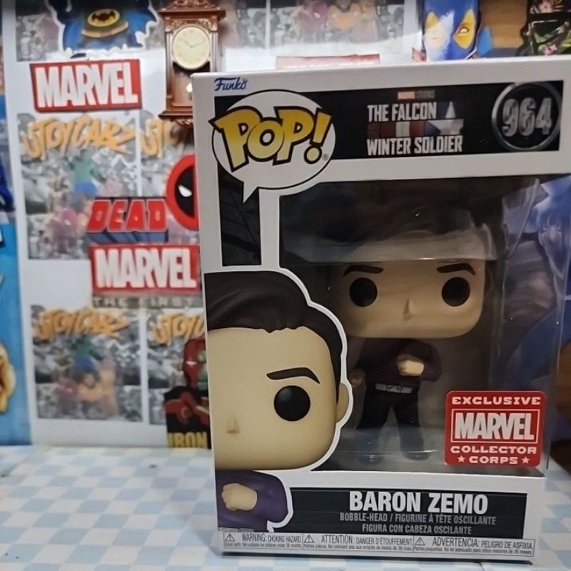 Funko pop! Marvel Exclusive Baron Zemo | Shopee Philippines