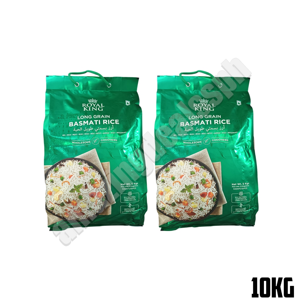 10kg Royal King Long Grain Basmati Rice | Shopee Philippines