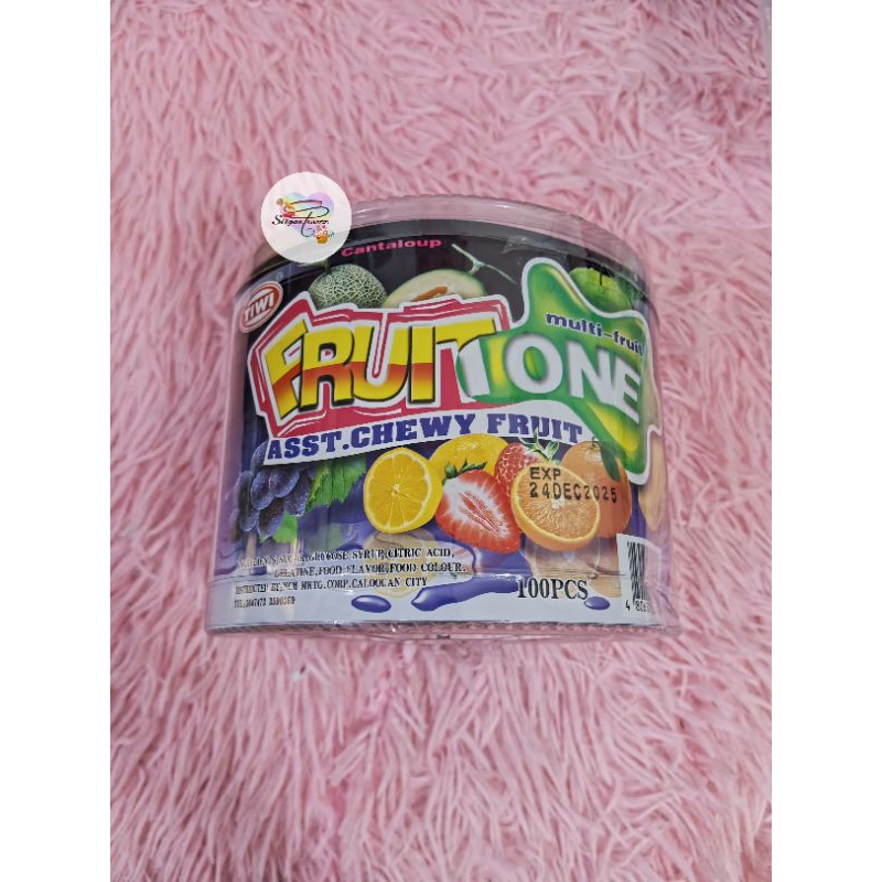 Fruit One Assorted Chewy Fruit Candy(100PCS/Pack) | Shopee Philippines