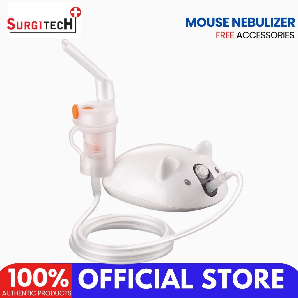 Surgitech Mouse Nebulizer Vaporizer WITH THERMOMETER | Shopee Philippines