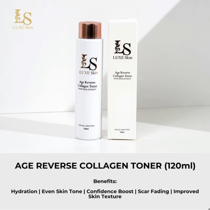 Luxe Skin Age Reverse Collagen Toner 120ml | Shopee Philippines