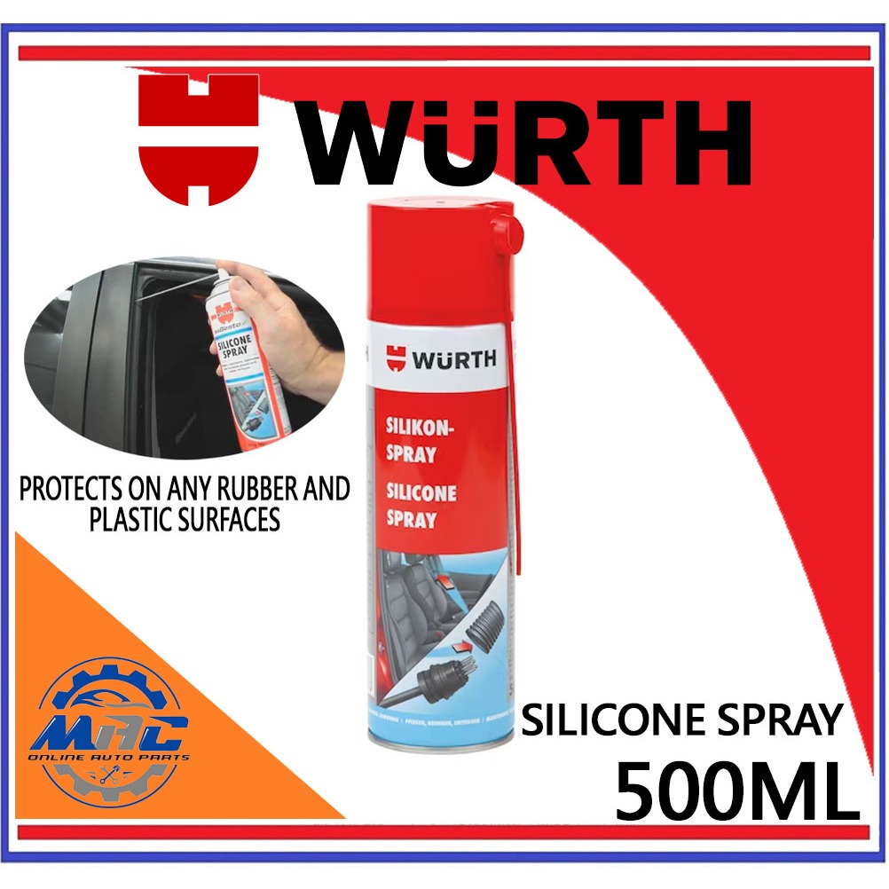 Wurth Silicone Spray 500ml and 150ml | Shopee Philippines