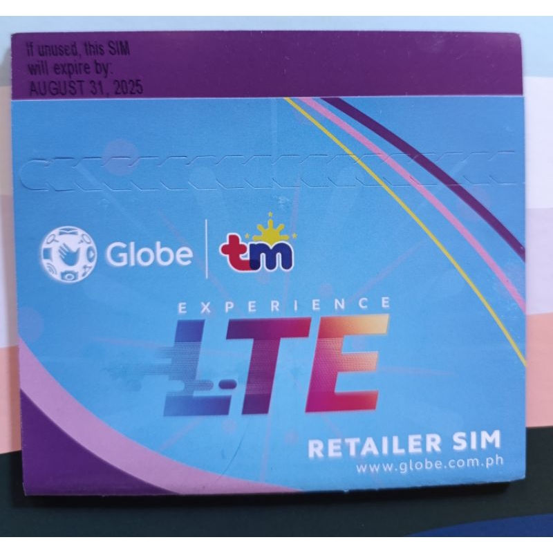 Globe Retailer SIM LTE | Shopee Philippines