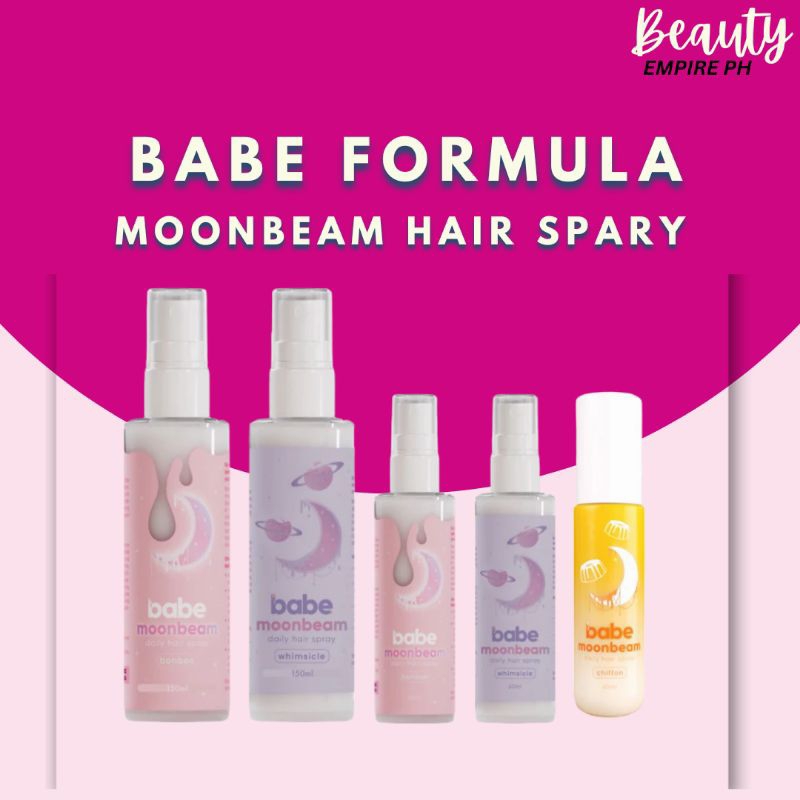 Babe Moonbeam Daily Hair Spray Bonbon/ Whimsicle/Chiffon Smooth Hair ...