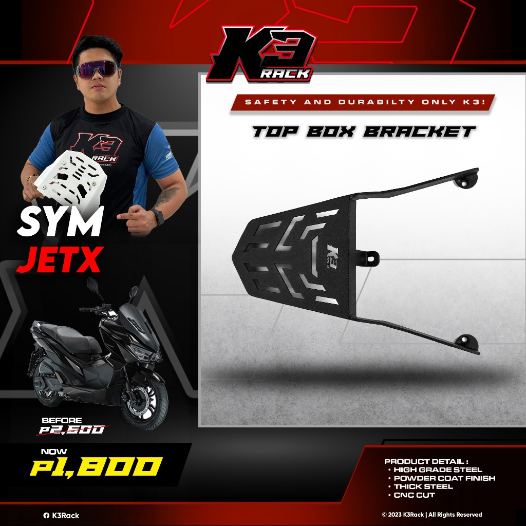 K3 Rack Bracket for JET X | Shopee Philippines