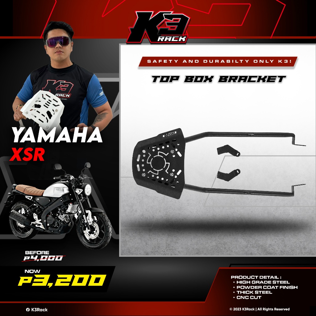K3 rack YAMAHA XSR 155 | Shopee Philippines