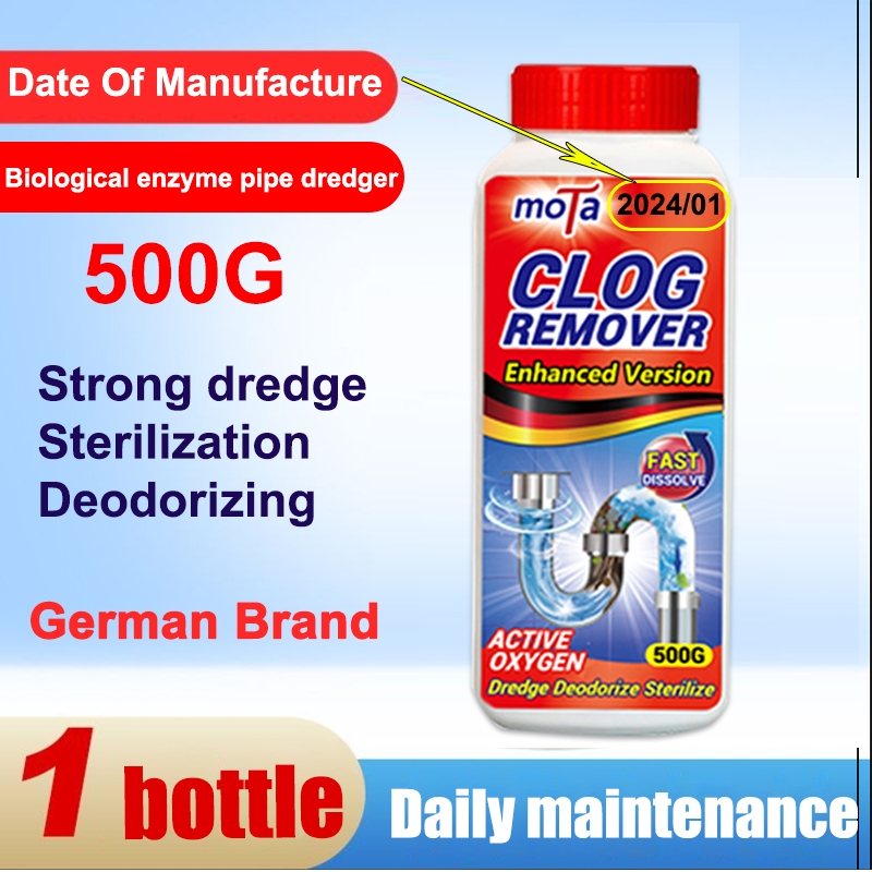 Sink Toilet Pipe Clogged Remover Sink Remover 500G Drain Cleaner ...