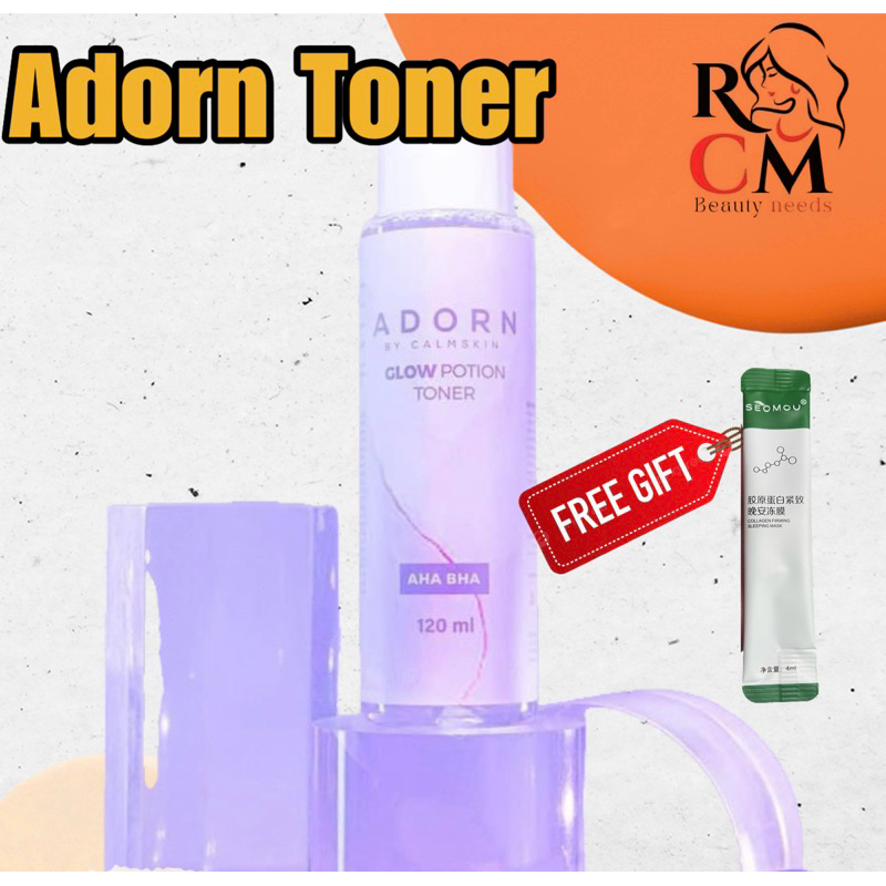 ADORN by Calmskin Glow Potion Toner | 120 ml AHA BHA | Camille Trinidad ...