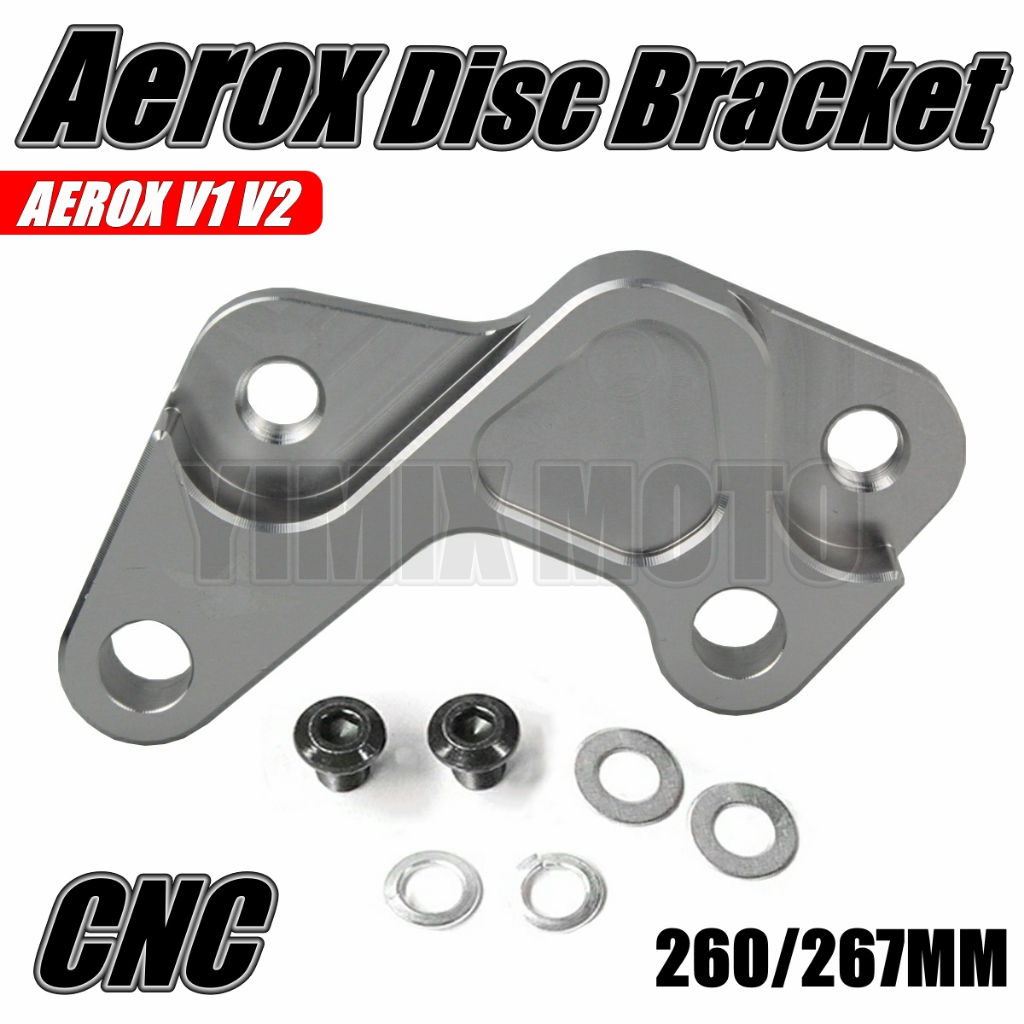 Motorcycle Disc Brake Bracket 260mm For AEROX V1 V2 Front Big Disc ...
