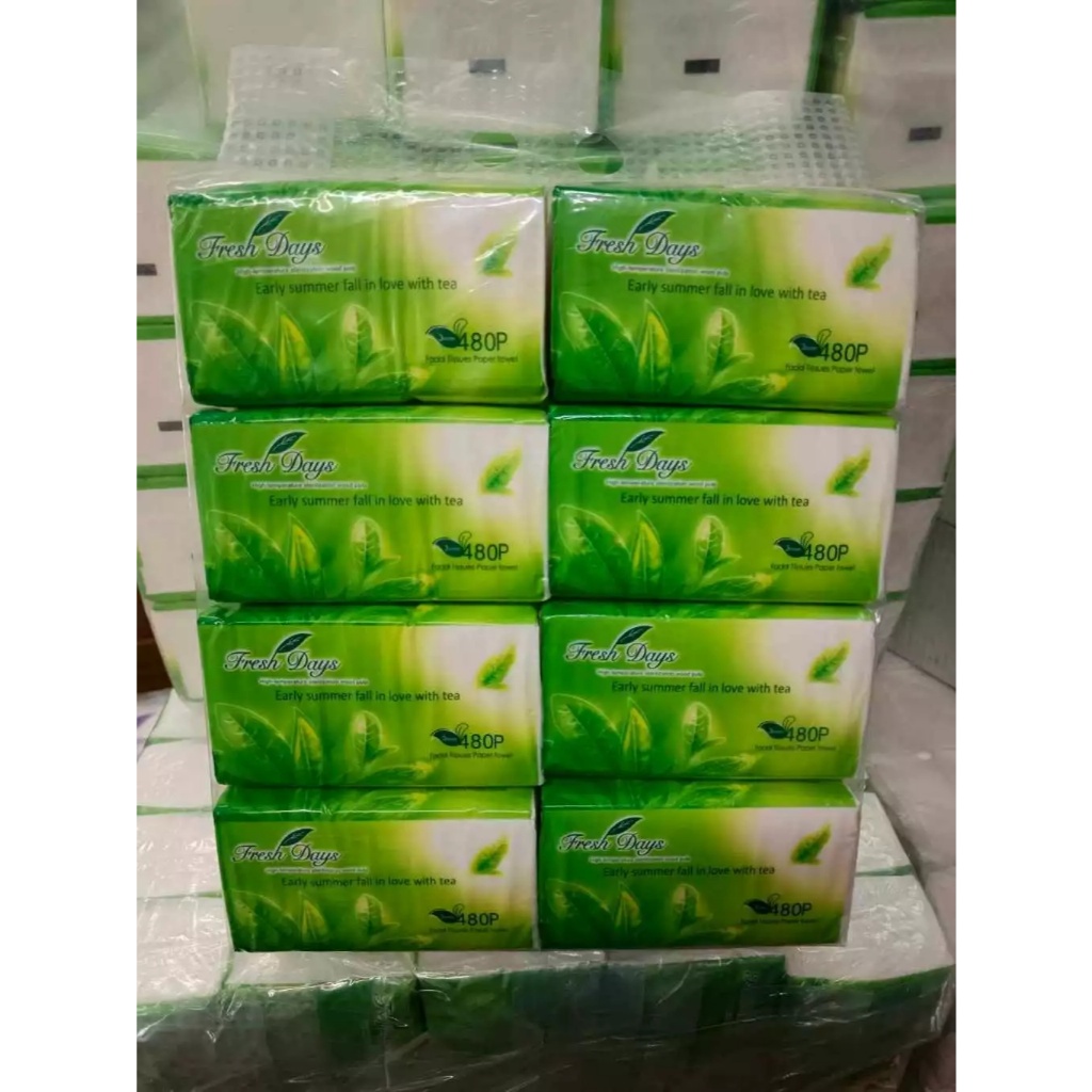 Fresh Days Tissue Box 480's Shuta Good Quality Tissue Paper ( Shopz123 ...