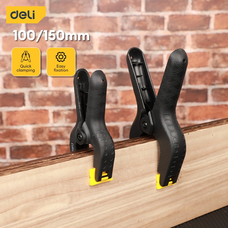 Deli Power Tool 100MM/150MM Spring Clip EDL110004/EDL110006 | Shopee ...