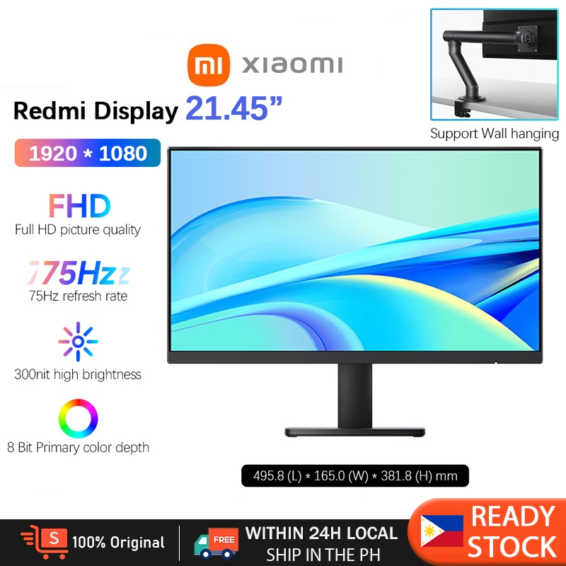 Xiaomi Redmi Monitor 21.45″ 75Hz Full HD Gaming Monitor IPS Display 178 ...