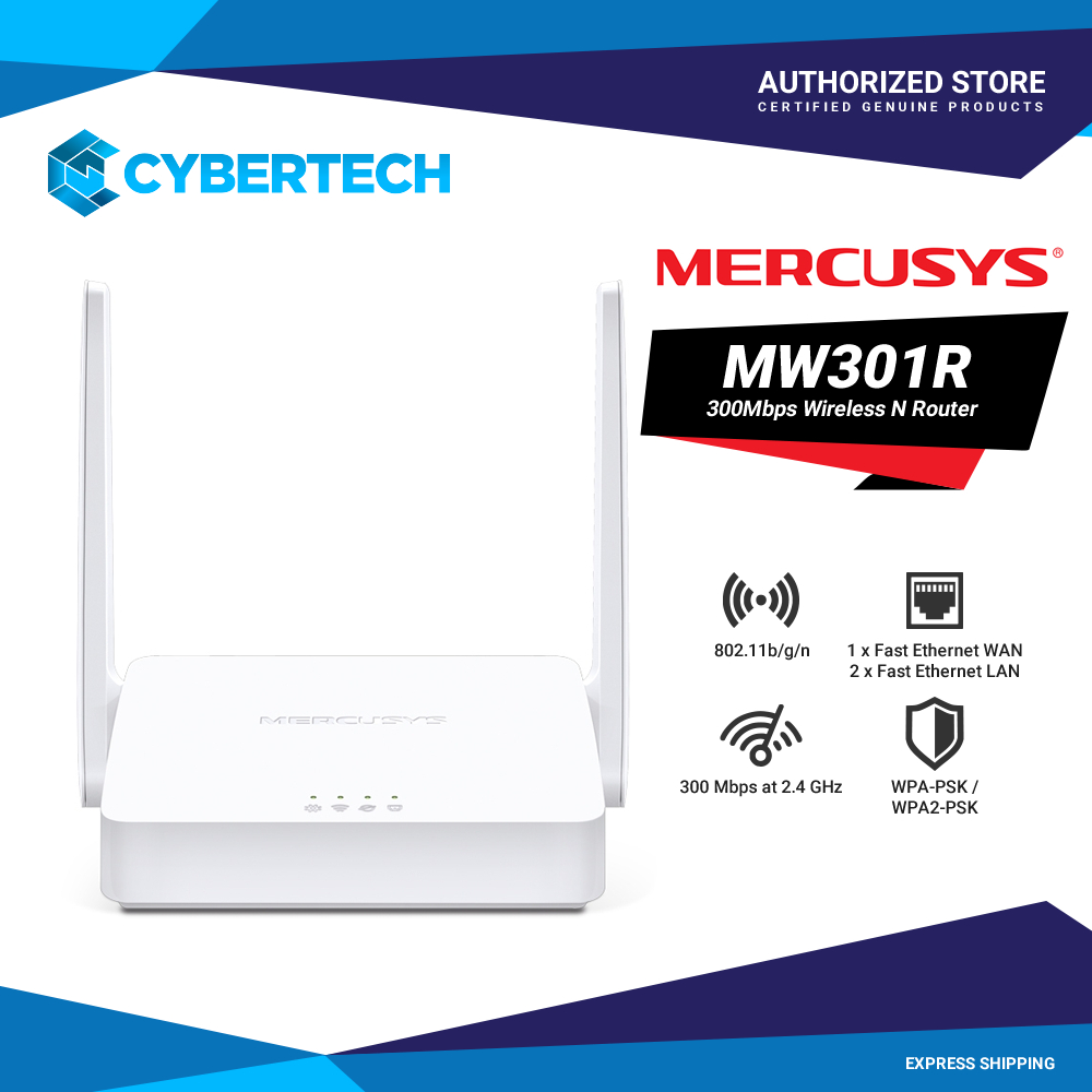 Mercusys MW301R 300Mbps Wireless N Router | Shopee Philippines