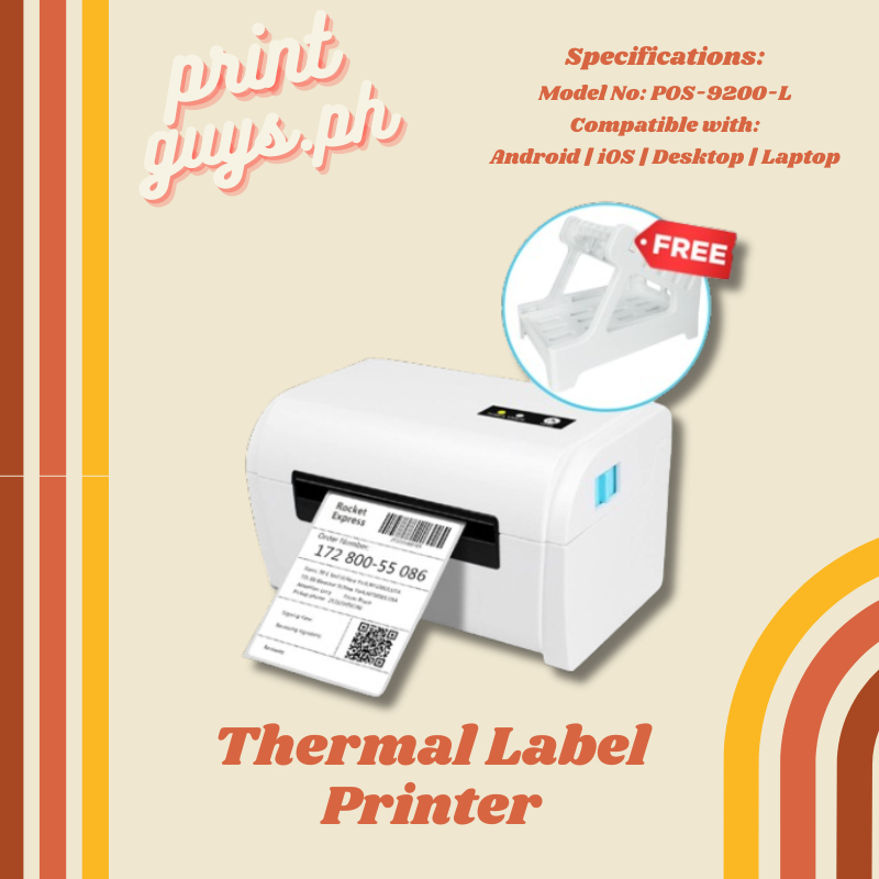 Thermal Waybill Label Printer Model : POS-9200-L with Free Waybill ...