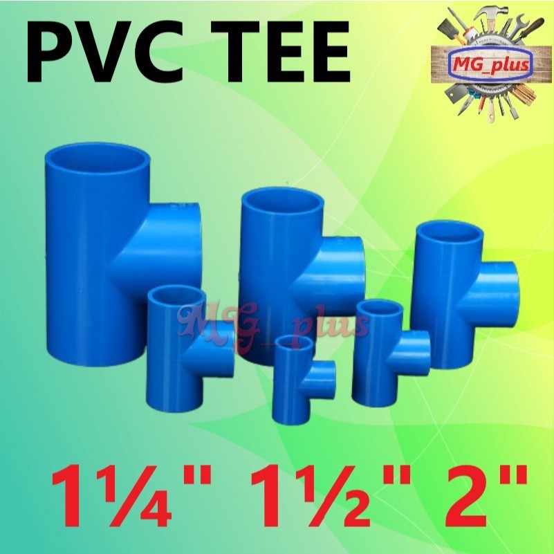 ECODEX / CCS PVC Blue Fittings TEE 1¼ 1½ 2 Big Sizes Water pipe ...