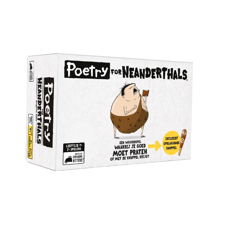 Poetry for Neanderthals by Exploding Kittns - Family Card Game for ...