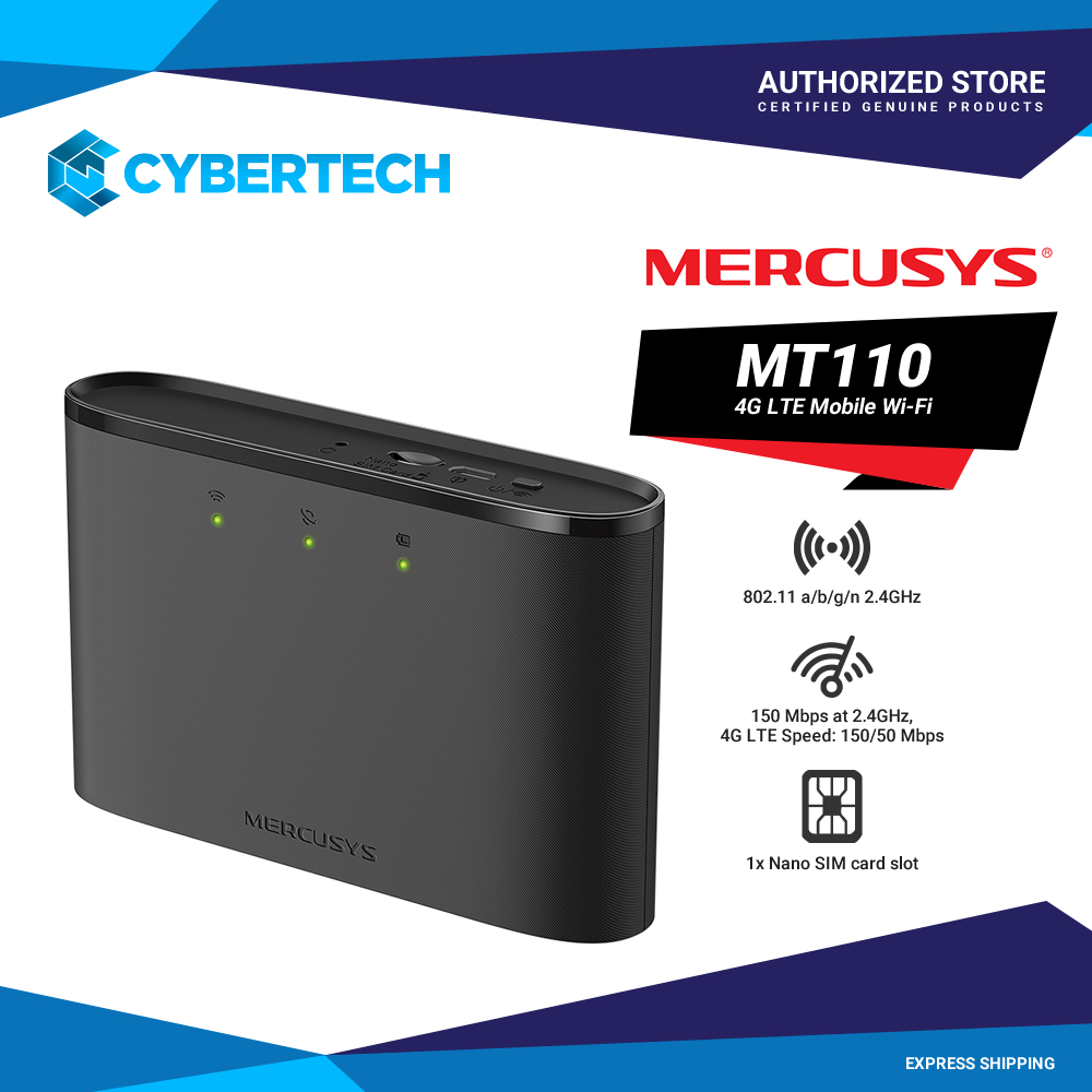 Mercusys MT110 4G LTE Mobile Wi-Fi | Shopee Philippines