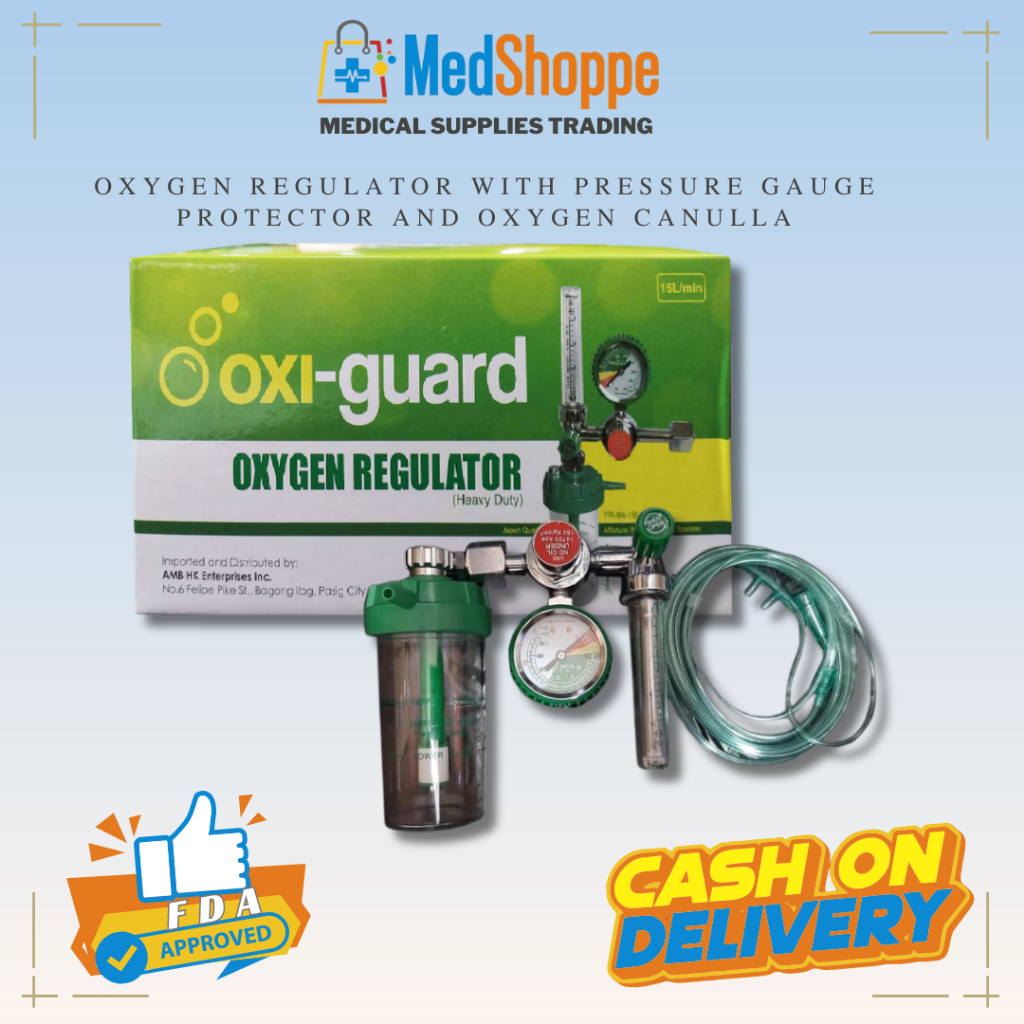 OXI-GUARD OXYGEN REGULATOR | Shopee Philippines