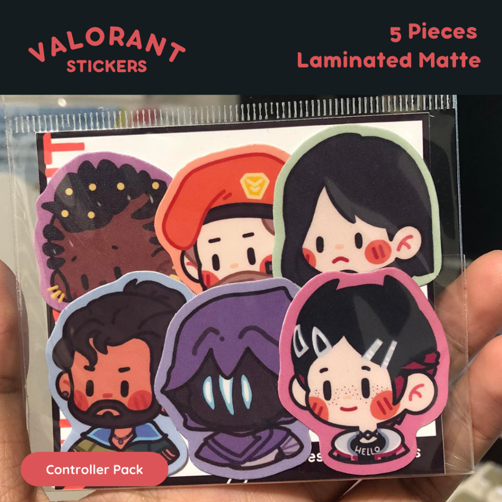 Valorant Matte Laminated Sticker Set | Shopee Philippines