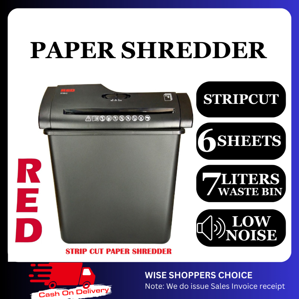 Strip cut paper shredder / Cross cut paper shredder | Shopee Philippines